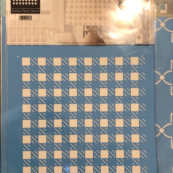 Accents | Designer Series Buffalo Plaid Stencils 11x11 | Poshmark